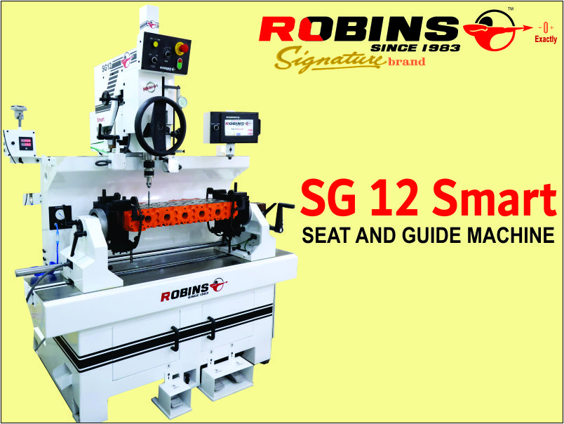 Premium SG12 Smart Valve Seat cutting Machine | Robins Machines | SEAT ...
